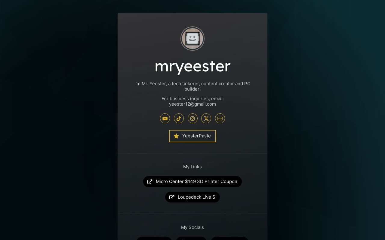 mryeester website